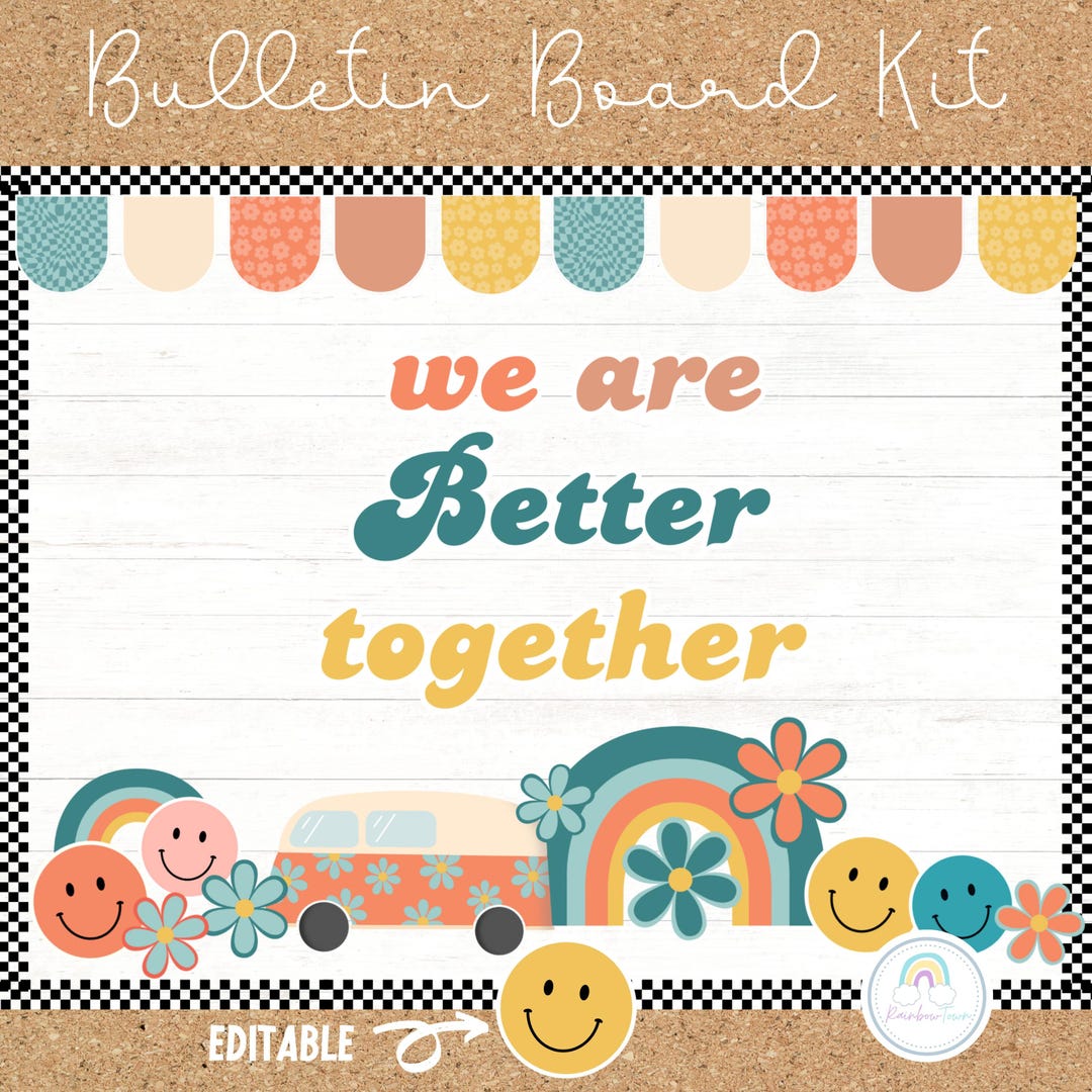 Back to School Bulletin Board We Are Better Together Bulletin Board Kti ...