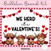 Valentine's Day Bulletin Board Kit Highland Cow Theme Classroom Decor ...