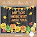 Birthday Bulletin Board Kit Under the Sea Birthday Display Editable ...