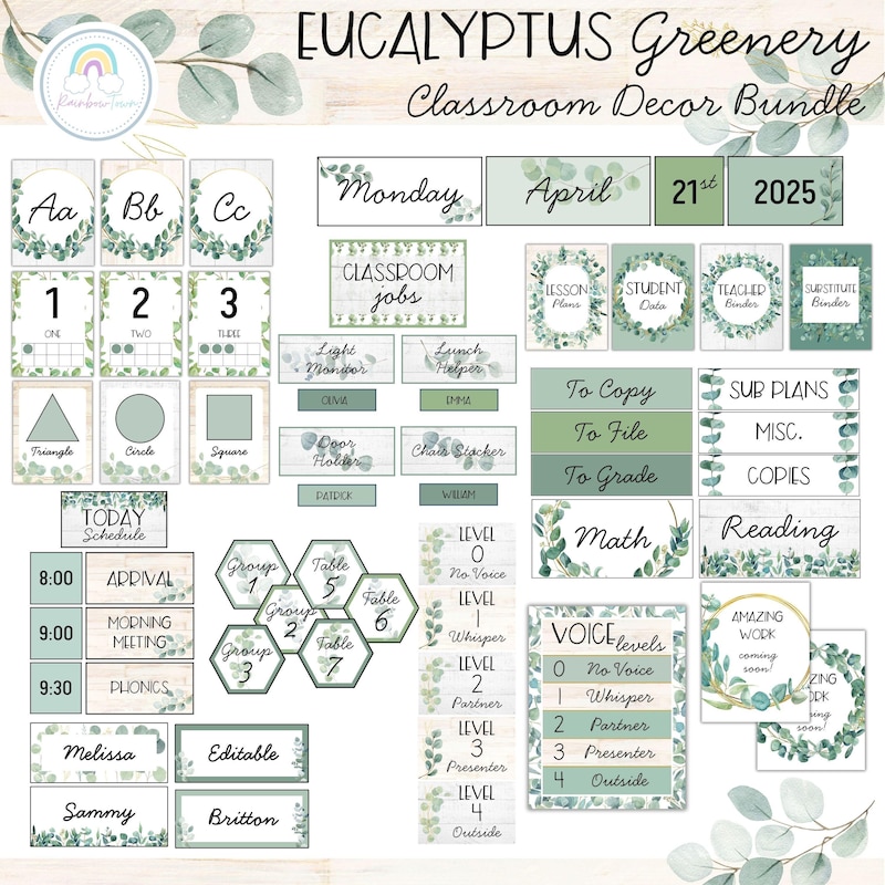 Farmhouse Classroom - Etsy