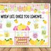 Summer Bulletin Board Kit Lemon Classroom Decor Printable & Editable - Etsy