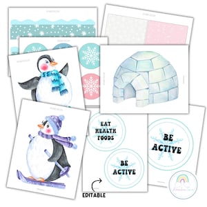 Winter Healthy Habits Bulletin Board Kit School Nurse Classroom ...