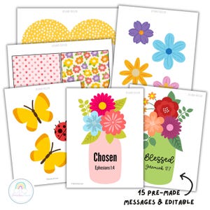 Spring Bulletin Board Kit Blooming for Jesus Christian Classroom Decor ...