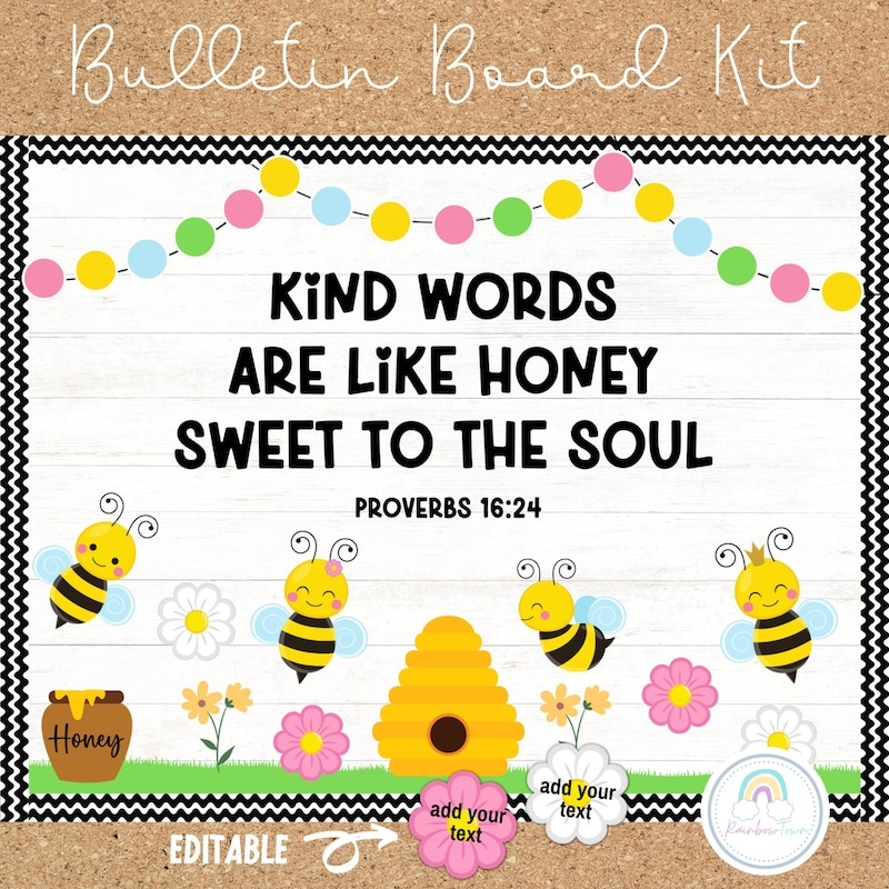 Bee Bulletin Board - Etsy