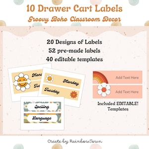 Groovy Retro Classroom Decor Bundle Complete Classroom Collection ...