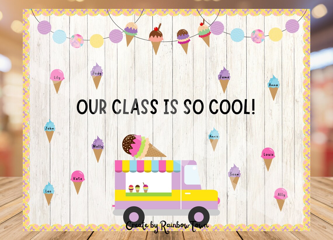 Our Class is so Cool Bulletin Board Summer Classroom Decor - Etsy