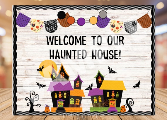 Haunted House Classroom Door