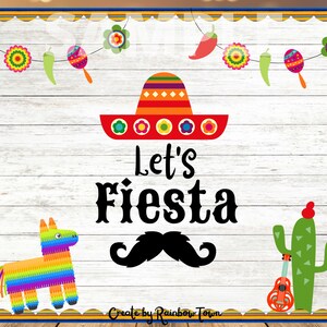 Fiesta Cinco De Mayo Bulletin Board Tropical Classroom Door Decoration ...