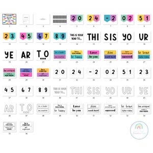 Back to School Bulletin Board Kit Beginning of the Year Classroom Decor ...