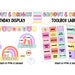 Groovy Bright Classroom Decor Bundle Printable Pastel Theme - Etsy