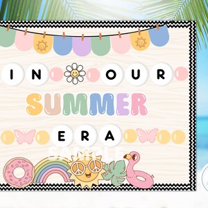 In Our Summer Era Summer Bulletin Board Friendship Bracelet Bulletin ...