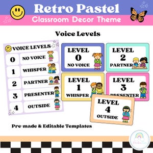 Retro Classroom Decor Bundle Classroom Theme Groovy Bright Classroom ...