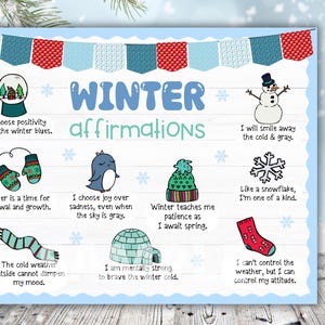 Winter Bulletin Board Kit Mental Health School Nurse Classroom ...