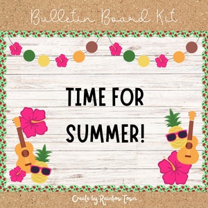Time for Summer Bulletin Board Classroom Door Decoration - Etsy