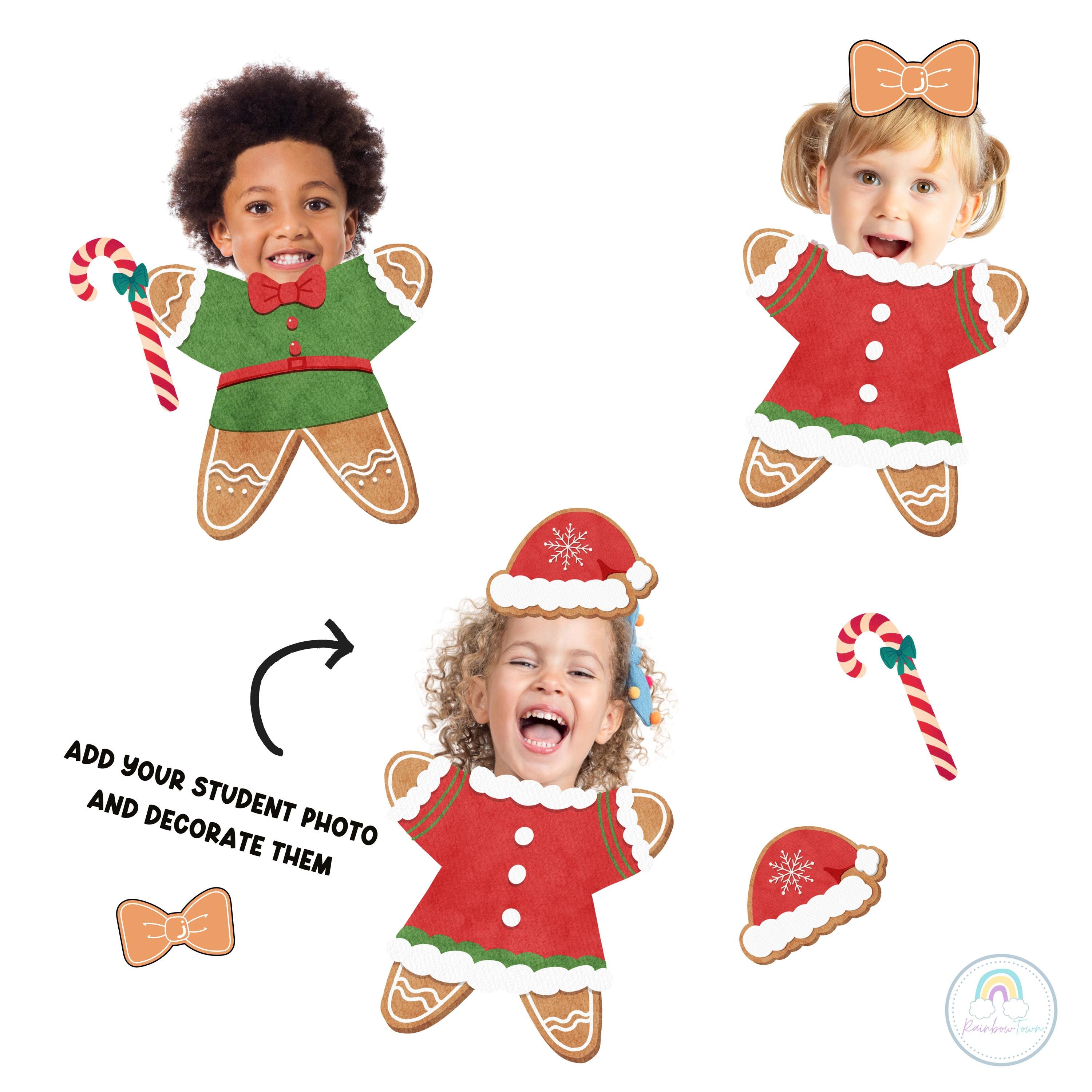 Christmas Bulletin Board Kit Gingerbread Holiday Classroom Decor ...