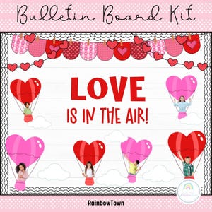 Valentine's Day Bulletin Board February Classroom Door Decor Classroom ...