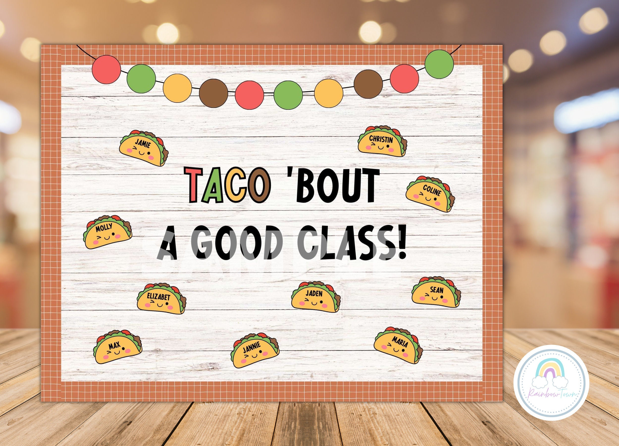 TACO Bulletin Board Kit Printable - Etsy