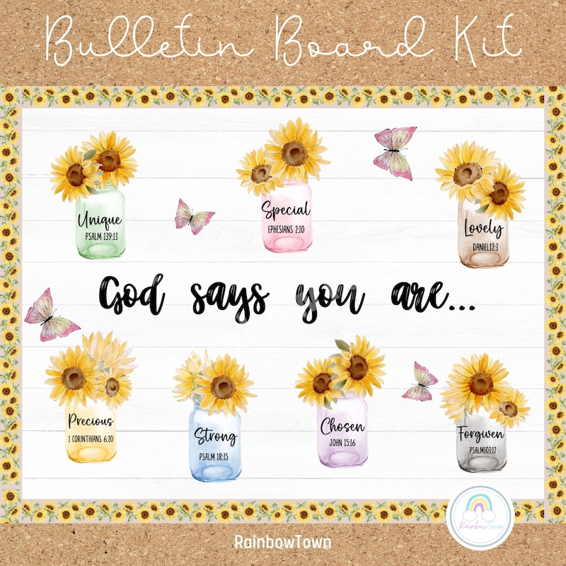 Sunflower Bulletin Board - Etsy