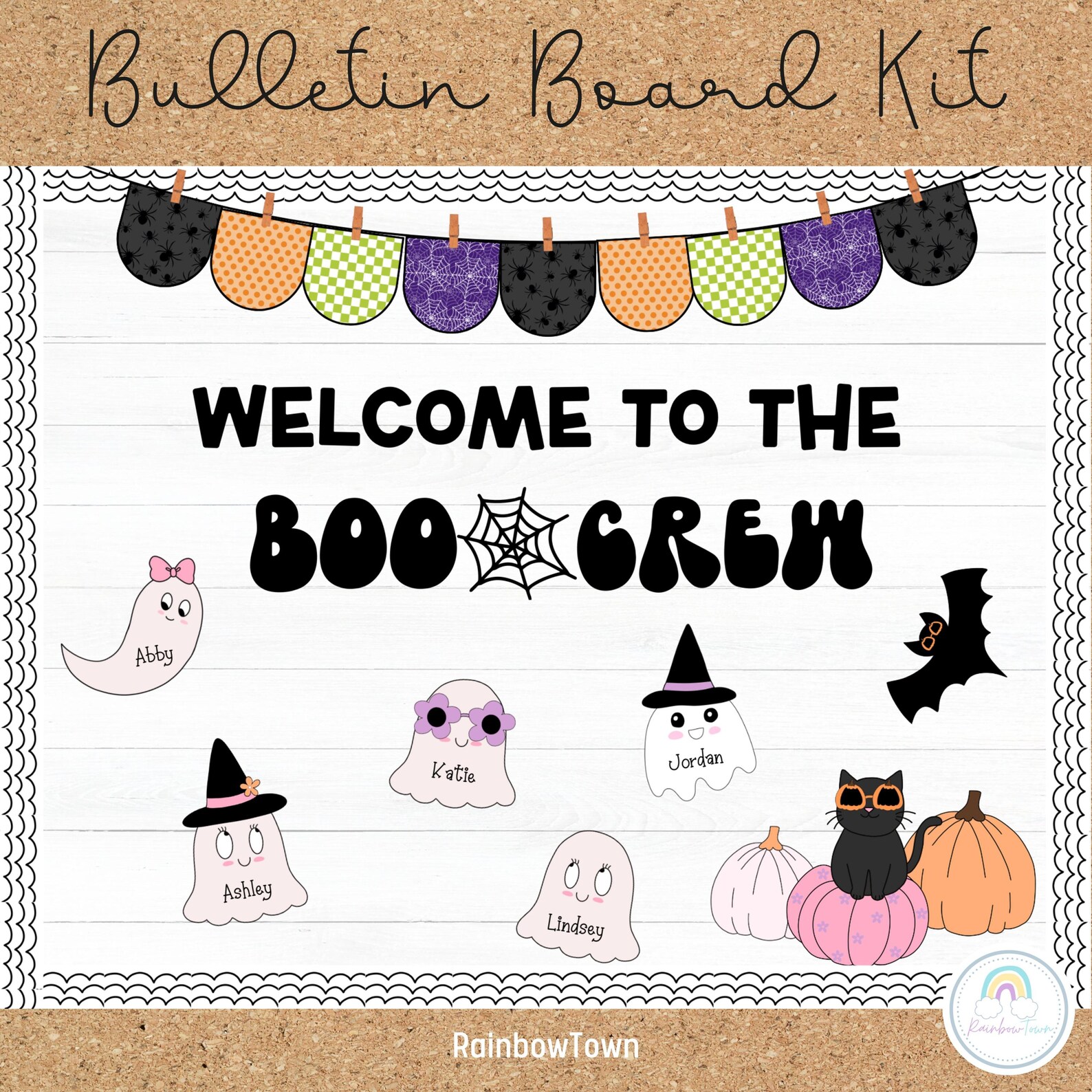 Halloween Bulletin Board Kit Read More Books Library Reading Corner ...