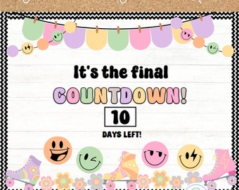 Summer Bulletin Board Kit End of the Year Bulletin Board Countdown to ...