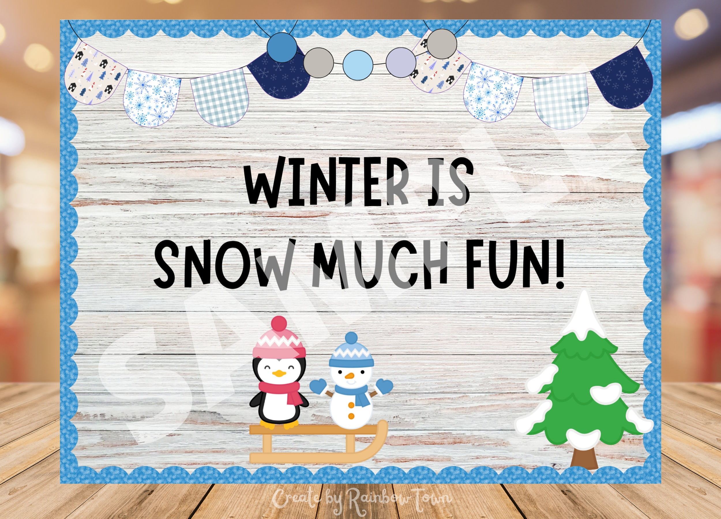 Cool to Be Kind Winter Bulletin Board Kit Classroom Door Decor ...