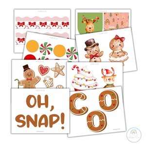 Christmas Bulletin Board Kit Gingerbread Holiday Classroom Decor ...