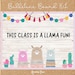 Llama Bulletin Board Kit Spring Summer Classroom Decor Llama - Etsy