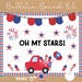 4th of July Bulletin Board Summer Bulletin Board Kit Patriotic ...