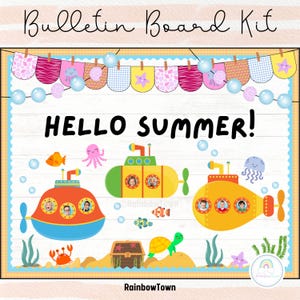 Under the Sea Bulletin Board Kit: Dive Into Learning (printable PDF) - Etsy