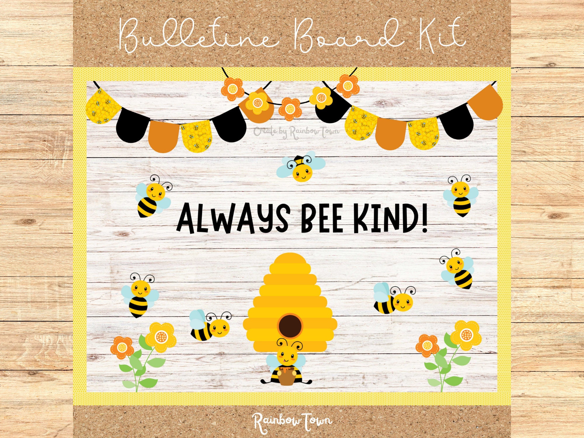 Welcome to Our Hive Summer Bulletin Board BEE Classroom Decor - Etsy