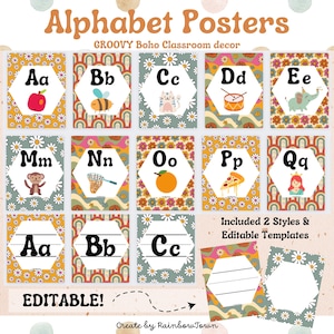 Groovy Retro Classroom Decor Bundle Complete Classroom Collection ...