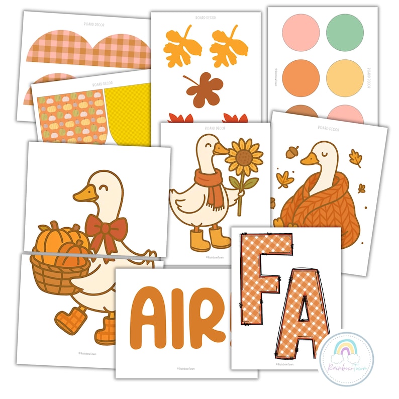 Silly Goose Fall Bulletin Board Kit | Autumn Classroom Decorations ...