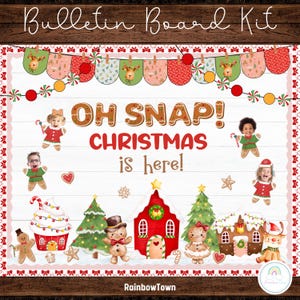 Christmas Bulletin Board | Gingerbread Classroom Decor | Smart Cookies ...
