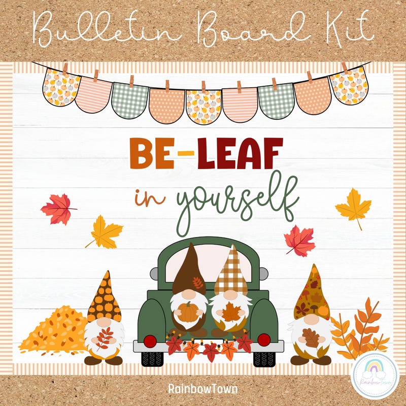 Be Leaf in Yourself Bulletin - Etsy