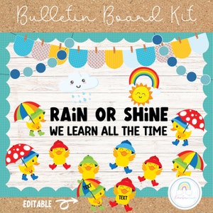 Duck Spring Bulletin Board Classroom Decor Kit Printable - Etsy