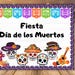 Day of the Dead Bulletin Board Kit Día De Los Muertos Spanish Classroom ...