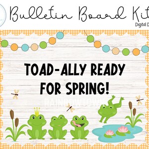 Spring Bulletin Board Christian Classroom Decor Church Bulletin Board ...