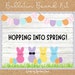 Easter Bunny Bulletin Board Kit Spring Door Decor March-april Classroom ...