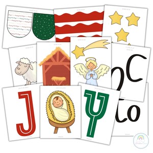 Nativity Scene Bulletin Board Christmas Classroom Decor Chruch ...