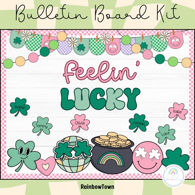 St. Patrick's Day Bulletin Board Kindness Classroom Display Decor ...