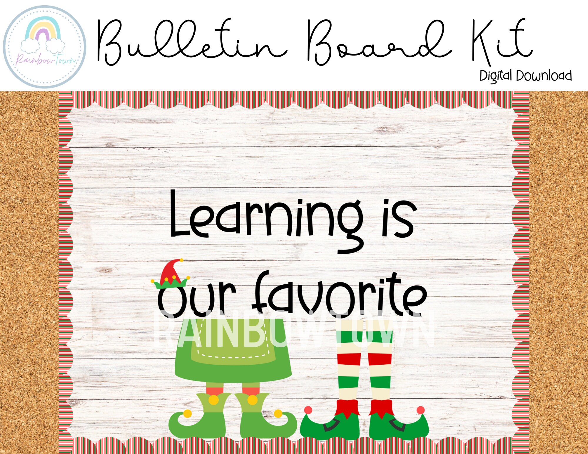 Believe in You ELF Christmas Bulletin Board December Classroom Decor ...