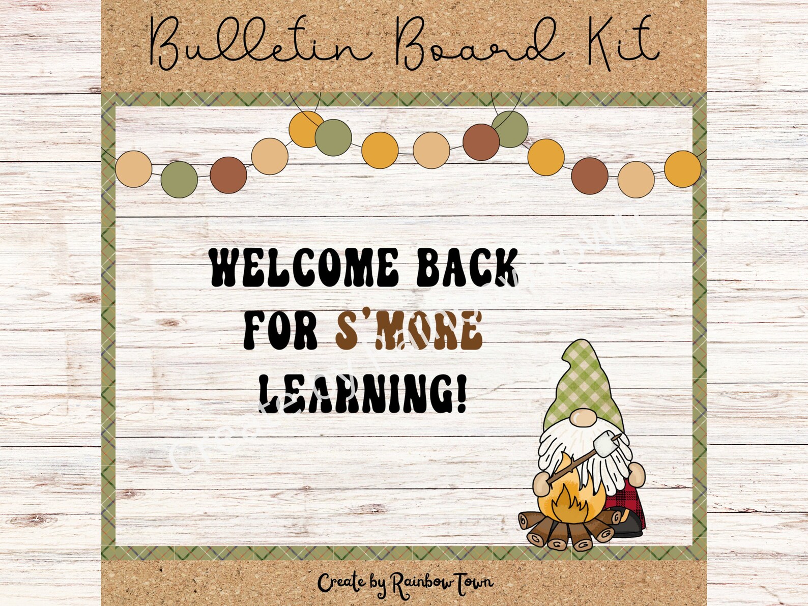 Ready for S'more Learning Bulletin Board Kit Pritable - Etsy