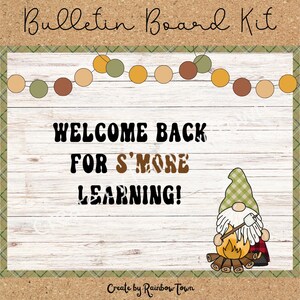 Ready for S'more Learning Bulletin Board Kit Summer Bulletin Board ...