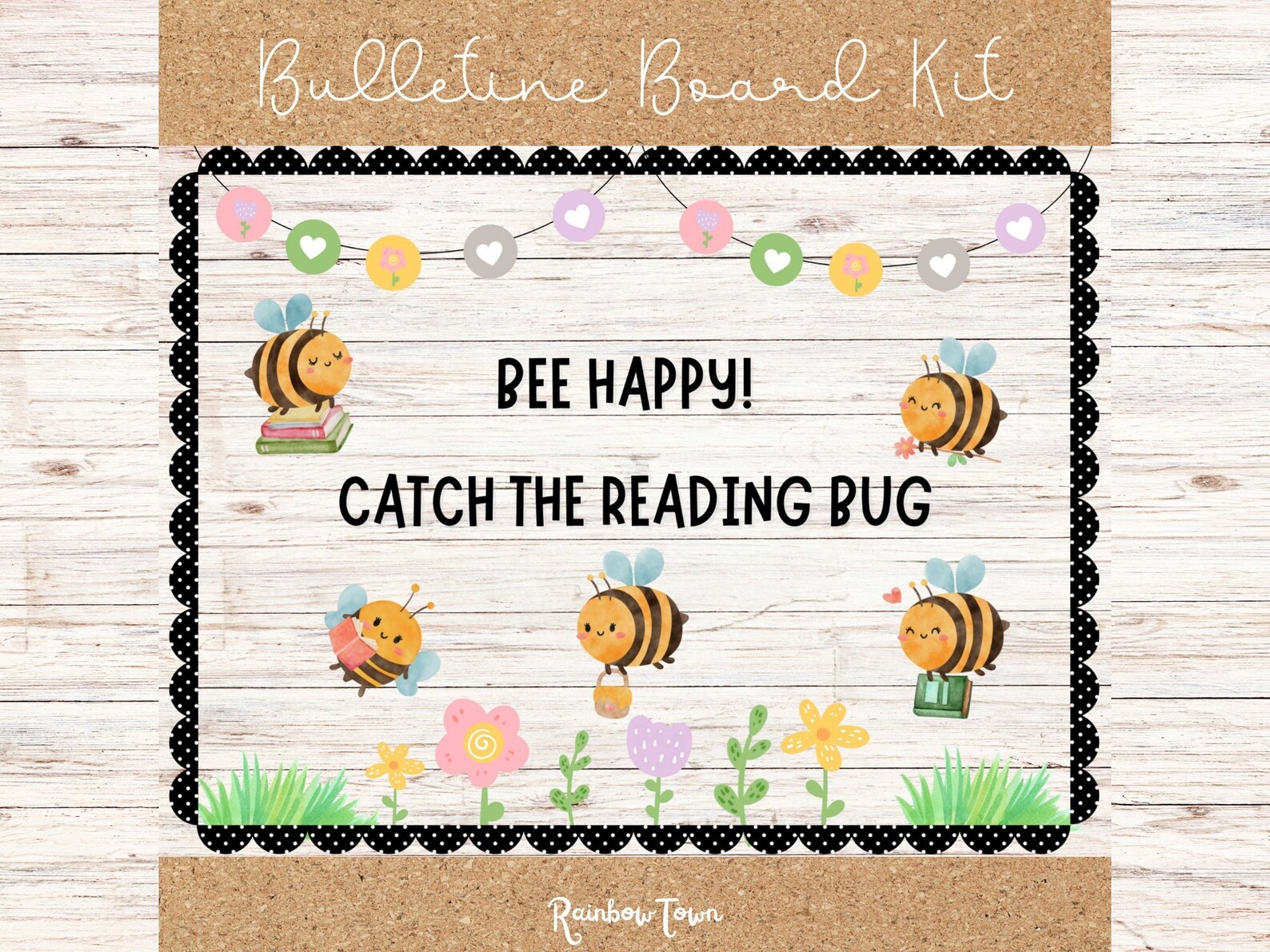 Bee A Reader BEE Bulletin Board Kit Bee Classroom Theme - Etsy
