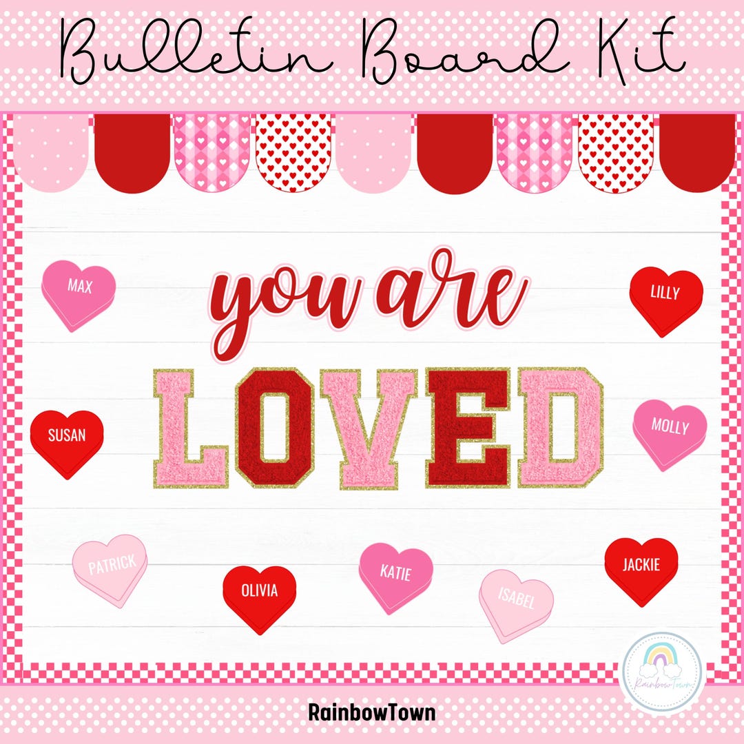 Valentine's Day Bulletin Board Sweet Heart Candy February Classroom ...