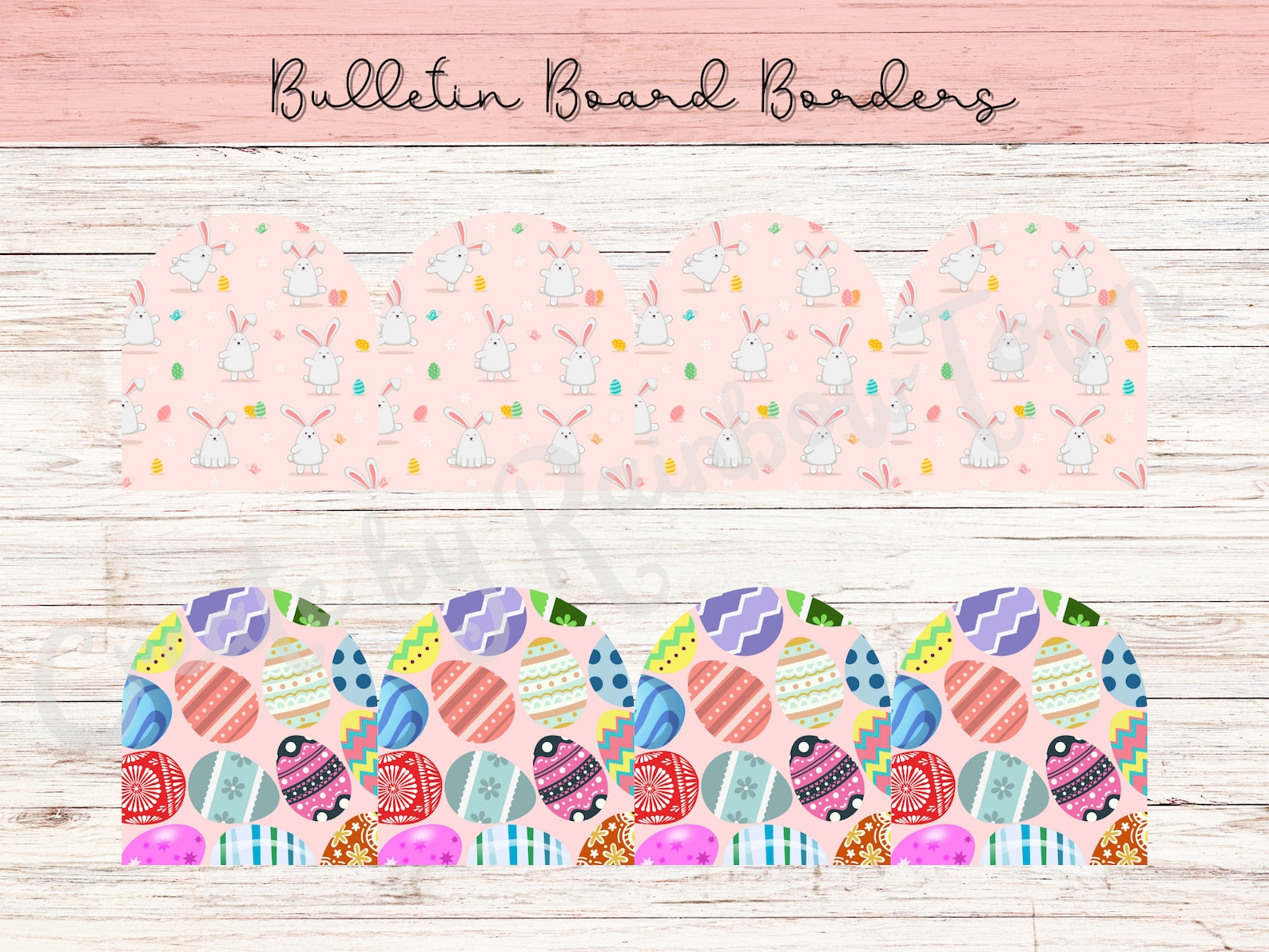 Easter Bulletin Board Borders Kit Spring Classroom Decor Printable - Etsy