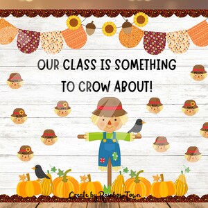 Fall Bulletin Board Pumpkin Autumn Classroom Decor Printable - Etsy