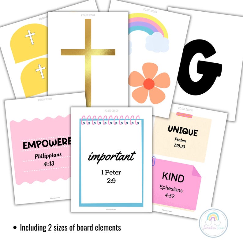 Christian Bulletin Board Kit God Says I Am Christian Classroom Decor - Etsy