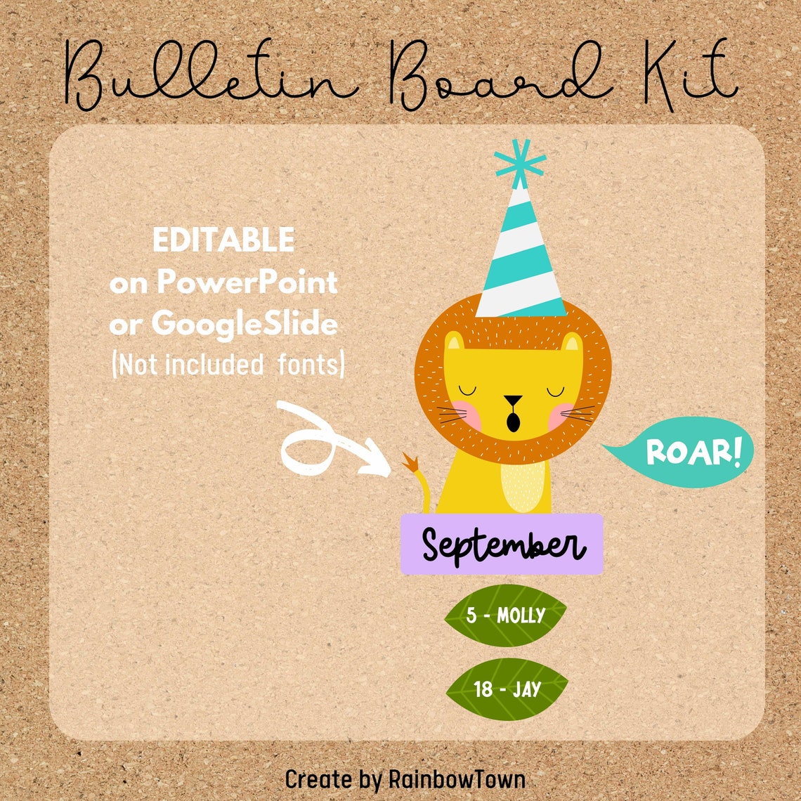 Editable Birthday Display Bulletin Board Kit Door Decor - Etsy