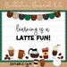 Back to School Coffee Latte Bulletin Board Classroom Decor Printable - Etsy